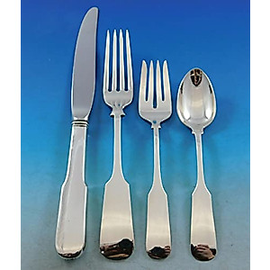Old English Tipt by Gorham Sterling Silver Flatware Set 12 Dinner Service 78 Pcs