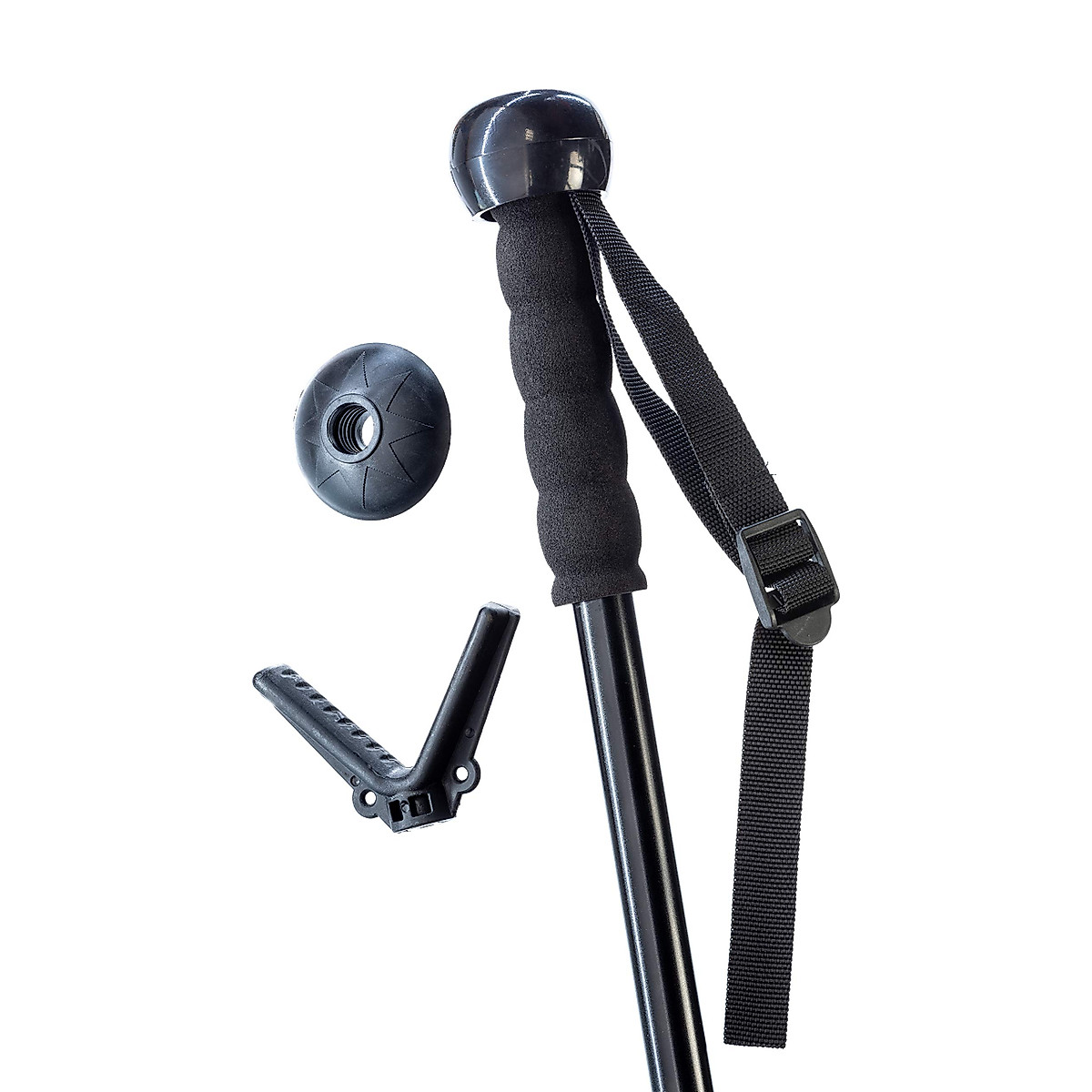 SE Survivor Series Collapsible Aluminum 60� Walking/Hiking Stick with Rifle and Camera Mount - WS9HS-60