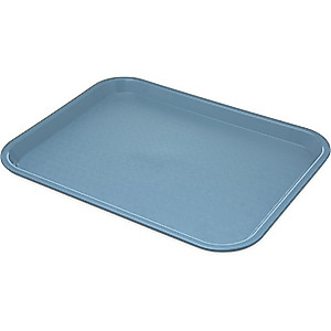 Carlisle FoodService Products CT101459 Café Standard Cafeteria / Fast Food Tray, 10" x 14", Slate Blue
