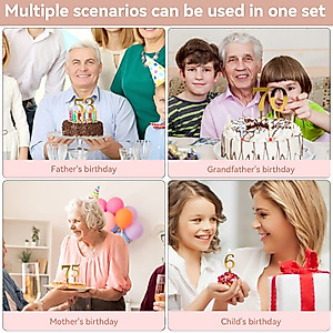 0-9 Number For Cake Topper, Shiny Acrylic Number Cake Toppers Cake Decorations Birthday Party Cake Topper for Birthday Party Wedding Anniversary