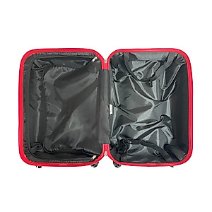 Fast Forward Minnie Mouse Luggage Hard Side Tween Spinner Rolling Suitcase for Kids Carry-On Travel Trolley - 21 Inch