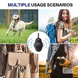 Waterproof Airtag Holder Keychain Case,HonShoop Screw Full Cover Protective Air Tag Compatible for Apple AirTag Key Ring (Black 1 Pack)