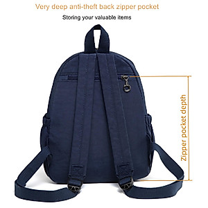 AOTIAN Mini Lightweight Backpack Durable Travel Hiking Women and Girls Small Daypack, 7 Liters Blue