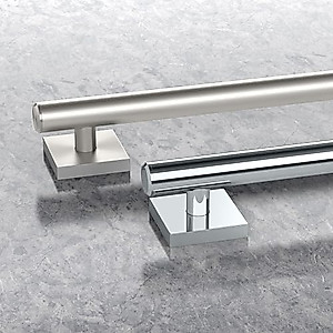 Gatco 942 Elevate 18" L Grab Bar, Chrome/Stainless Steel ADA Compliant Safety Grab Bar