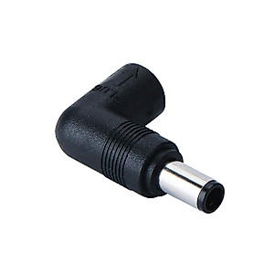 Iwlikey 7.4mm x 7.4mm Right Angle 90-Degree Power Adapter Connector Converter for Hp Pavilion Probook Elitebook Envy Compaq Presario/Dell Latitude XPS Studio Vostro Laptop AC Charger[1Pack]