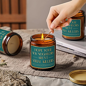 House Warming Gifts New Home,Housewarming Gift,Housewarming Gifts for New House,New Home Gifts for Homeowner,Funny Housewarming Candle for Neighbor,Couple,Friend,Sister,Women,Men