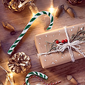 110 Pieces Green Pipe Cleaners, Pipe Cleaners Craft, Craft Pipe Cleaners Chenille Stem Bulk, Art Pipe Cleaners for Creative Decoration Christmas Valentine's Mother's Day