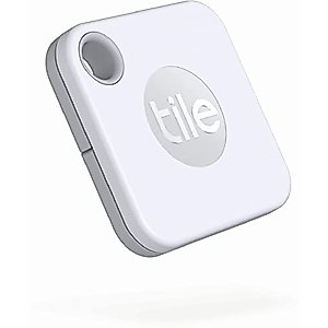 Tile Mate (2020) 1-pack - Bluetooth Tracker, Keys Finder and Item Locator for Keys, Bags and More; Water Resistant with 1 Year Replaceable Battery