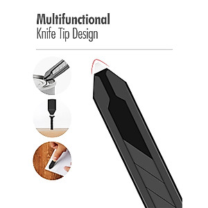 FantastiCAR 2-Pack Snap-Off Retractable Utility Knife, with Brass Dial Wheel Manual-Lock for Precision Trimming Cutting Jobs (60 Degree and 30 Degree Blade)