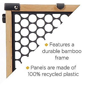 Safety 1st Eco-Friendly Nature Next Bamboo Gate, Bamboo and Black, Fits Spaces between 28" and 42" Wide