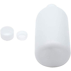 Sscon 3Pcs 500ml Plastic Small Mouth Graduated Lab Reagent Bottles Sample Sealing Bottls