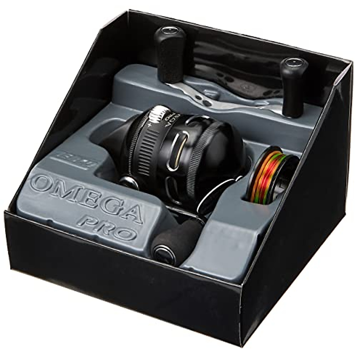Zebco OMEGA PRO 3SZ SC REEL 10#, Size 30, Black
