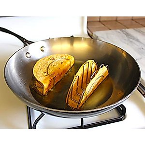 Mi Taco Stand - Make Perfect Flat-Bottom Taco Shells for Baking, Frying or Air Frying - Using REAL Corn or Flour Tortillas even Egg Roll Wrappers