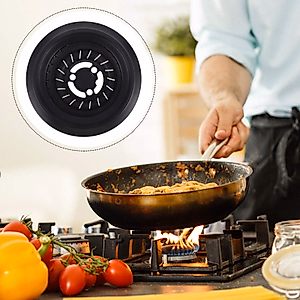 Hemoton 1Pc Gas Stove Cover Stove grates Coffee Kettle stovetop Gas Range Cover Gas Burner Ring cast Iron Stove Grate Stove Plate Covers Range grates Steel Cover Metal Stainless Steel