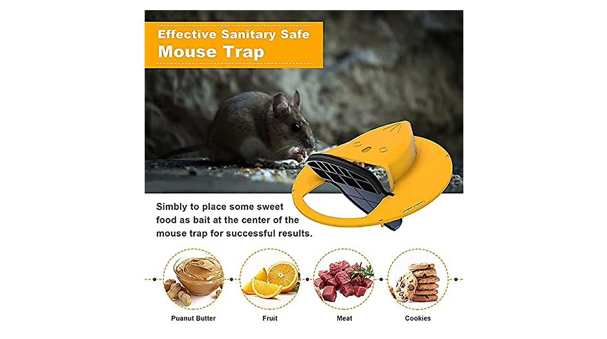 Mouse Trap Flip N Slide Bucket Lid Mouse Trap Humanized Mousetrap Reset ...