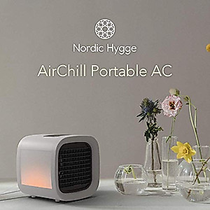 Nordic Hygge AirChill Cooler Evaporative Portable Personal Air Conditioner and Humidifier Fan (L)