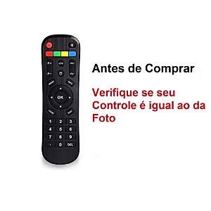 FabyUSA Replacement Remote Control for Brasil A2 A3 Tigre TV Box IPTV5 Plus+ IPTV6 IPTV8 Tigre 2 TG3 Brasil TV BR TV Brasil Box Brazilian TV