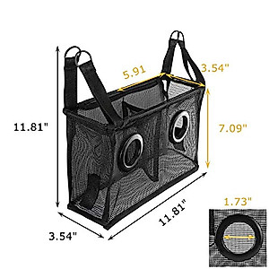 CozyCabin Mesh Shower Caddy Portable Toiletry Tote Bag, Quick Dry, Bath & Toiletry Organizer Bag for College Dorm Bathroom Gym