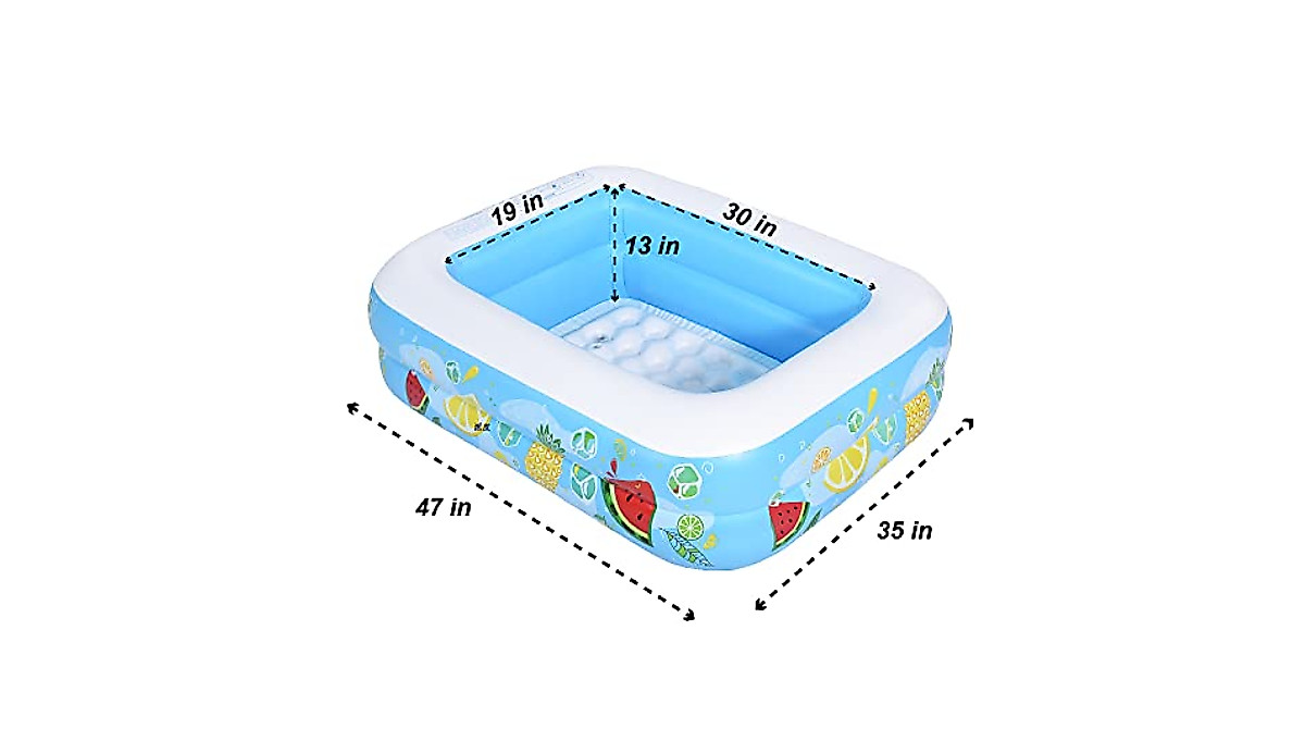Easy Setup Inflatable Kiddie Pool for Kids