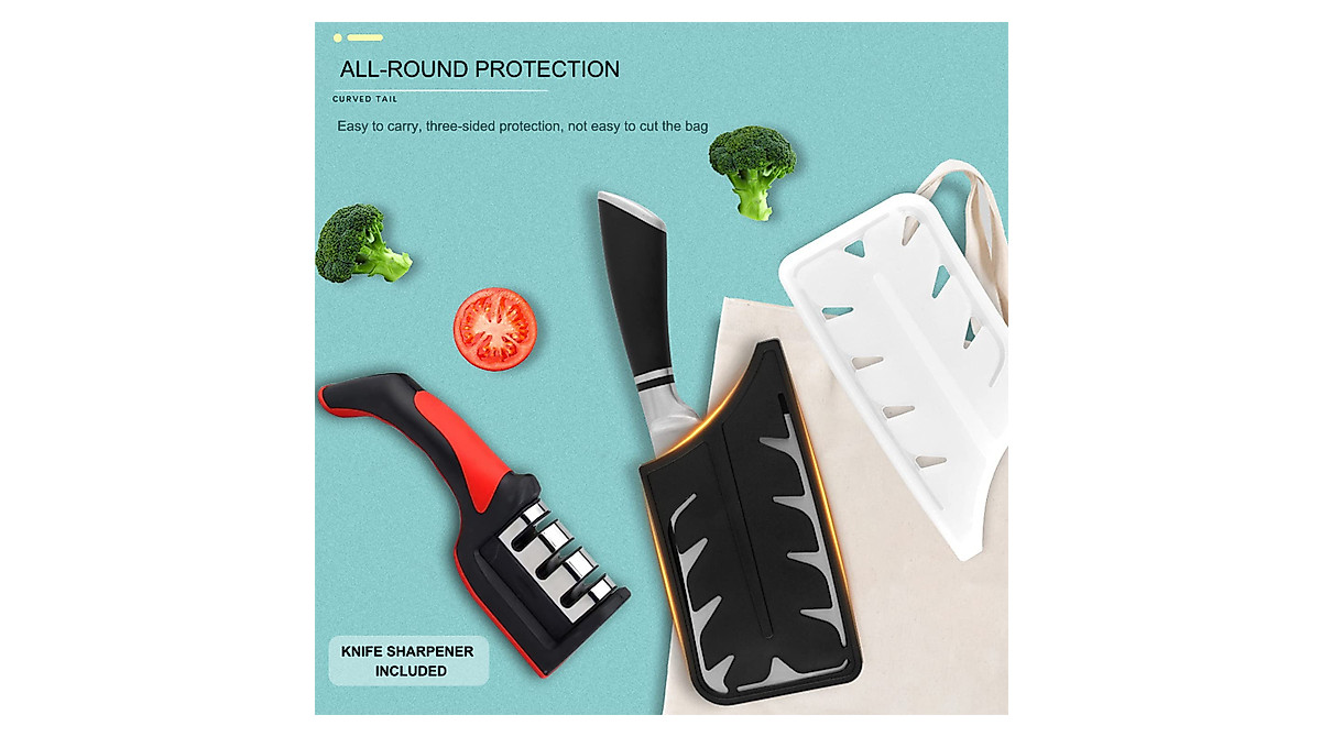 Durable 7-inch Knife Guard & Cleaver Sheath - Protect Blades