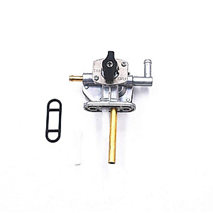 Carbpro 44300-05G01 Fuel Petcock with Lever for Suzuki Ozark 250 LTF250 2002-2006, Quadrunner 250 Fuel Gas Tank Valve