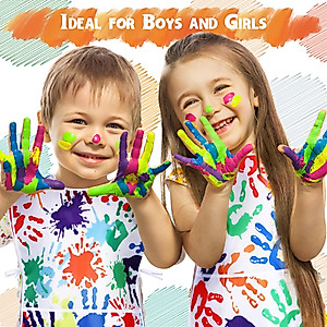 SATINIOR 2 Pieces Kids Art Smock, Children Waterproof Painting Artist Aprons Sleeveless Toddler Art Smocks with 3 Pockets for Age 3-10 Years