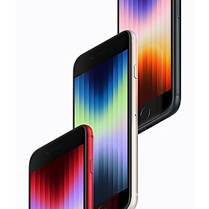 Original Apple iPhone SE 2022 SE3 A15 Bionic Chip 4G RAM 64GB/128GB/256GB ROM 4.7" 12MP Camera Fingerprint Unlocked Phone Simple Set/White / 64G|4GB