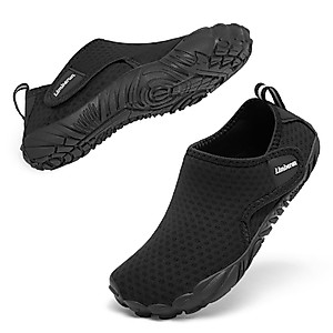 Limberun Kids Water Shoes for Girls Boys Swim Shoes Kids Beach Shoes for Kids Aqua Shoes for Kids Quick Dry Non-Slip,Youth Water Shoes Pool Shoes Comfortable Black 4