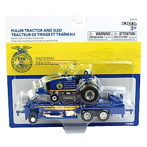 ERTL Set of 2 1/64 FFA Die-cast Pulling Tractors & Sleds 37480