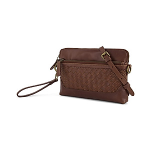 Frye Melissa Crossbody Wristlet, Cognac Basket