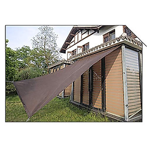 Privacy Fence Screen Cover for Balcony Porch Verandah Deck Patio Backyard, Windscreen Covering Fabric Railing Up to 90%-95% Blockage, Brown (Size : 3mX6m)