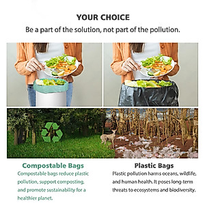 200 Counts AYOTEE Mini Trash Bags,1.2 Gallon Small Compostable Trash Bags,Strong Unscented Compost Bags Small Bathroom Trash Bags for Home, Fit 4.5-5 Liter Trash Can,1-1.5 Gallon…