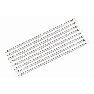 8Pack of 4Ft T5 28W LED Tube w 5000K White 5000 Lumen,2 PPF/W to Replace & retrofit 54W Fluorescent T5HO Lamps Directly Work w Previous Ballast.