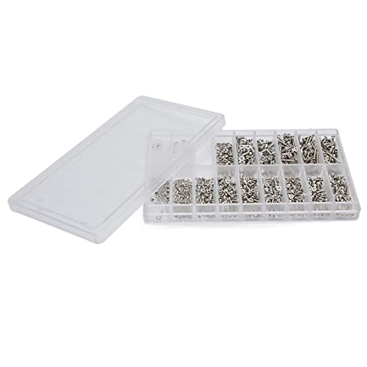 Eyeglass Screws Kit, Stainless Steel Easy Operate Perfect Repair Kit Professional Practical Eyeglasses Repair Tool Kit for Eyeglass Sunglass