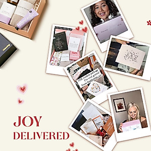 Unboxme Sunshine Celebration Gift For Women | Self Care Package with Herbal Tea, Popcorn, Bath Bomb, Candle, Fluffy Socks, Lip Balm, Scrunchie & Sending Sunshine Card | Mother's Day Gifts