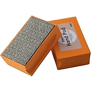 Diamond Hand Pad, 100 Grit Diamond Hand Polishing Pad Electroplated Polishing Pad, Hand-Held Sanding Block