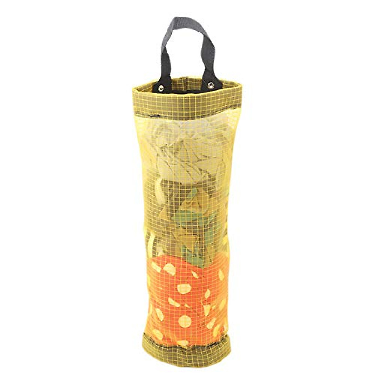 ZALING Carrier Bag Holder Dispenser Mesh Hanging Bag Kitchen Storage For Carrier Bag Plastic Bag Bin Bag ,Style 2