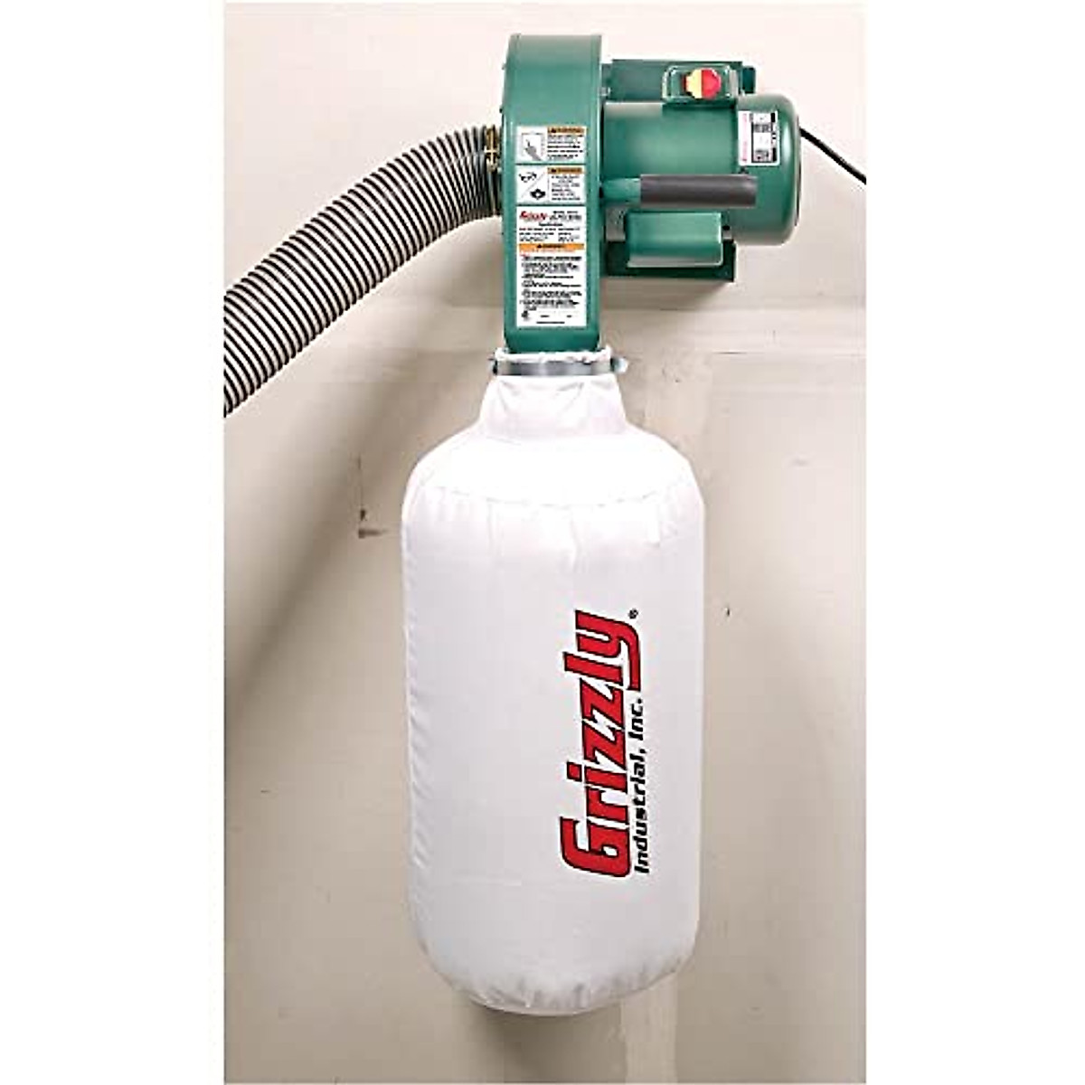 Grizzly Industrial G0710-1 HP Wall Hanging Dust Collector