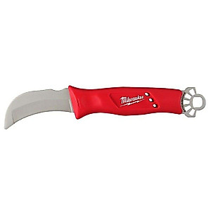 Lineman’s Blunt Tip Hawkbill Knife w/STICKWORK 3in1 Ring Milwaukee 48-22-1923