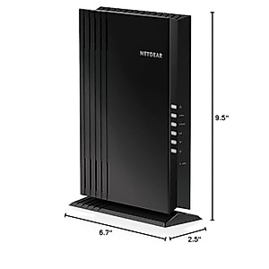 NETGEAR WiFi 6 Mesh Range Extender (EAX18) - Add up to 1,500 sq. ft. and 20+ Devices with AX1750 Dual-Band Wireless Signal Booster & Repeater (up to 1.75Gbps Speed), WPA3 Security, Smart Roaming