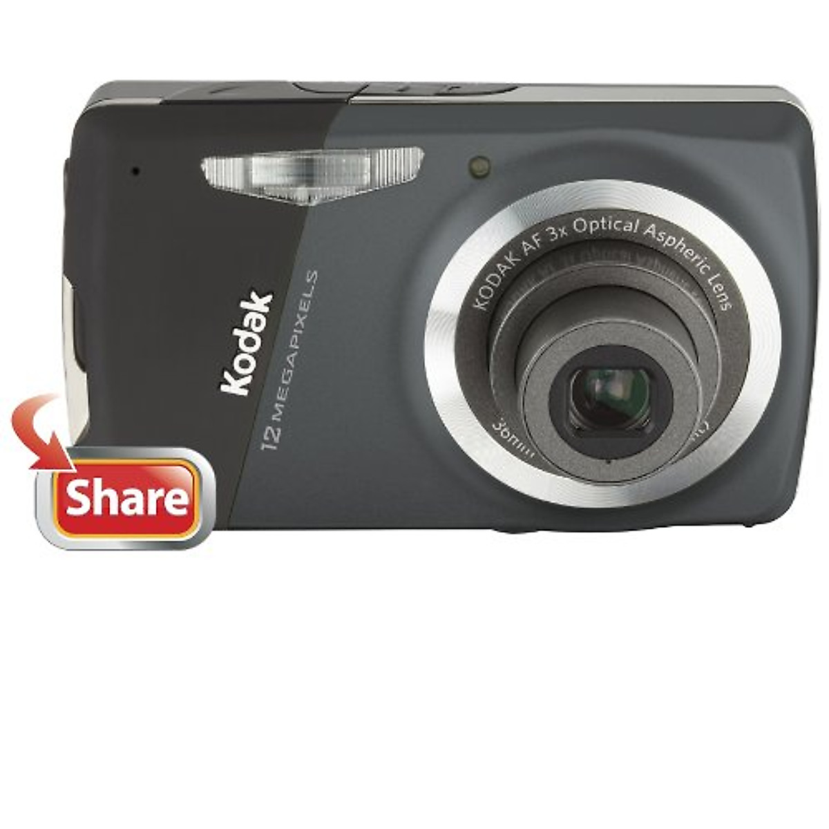Kodak Easyshare M530 12 MP Digital Camera with 3x Wide Angle Optical Zoom and 2.7-Inch LCD (Carbon)