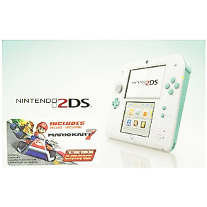Nintendo 2DS Sea Green (Includes Mario Kart 7) (Renewed)