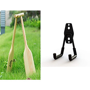 Todefrgu Kayak Oars Holds Rack, Paddle Mount Hanger, Kayak Paddle Wall Hanger, Paddle Rack Perfect for Display & Storage Wall Mounts, for Oar Hangers for Garage, Dock or Shed, NO Paddle - 2-Pcs