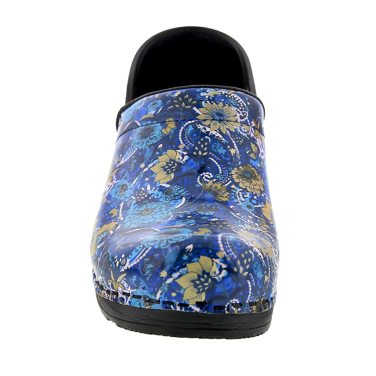 BJORK Swedish Comfort Women's Professional Printed Leather Clogs - Hydra (EU-38/7-7.5 US)