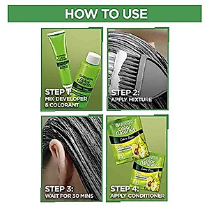 Garnier Color Naturals Nourishing Permanent Hair Color Cream - Natural Black 1 Set