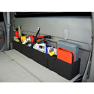 DU-HA Behind-the-Seat Storage Fits 00-07 Chevrolet/GMC Silverado/Sierra Heavy Duty Crew Cab, Black, Part #10013