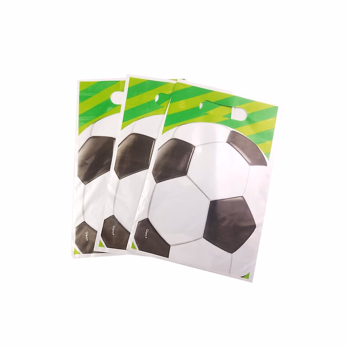 30Pieces Soccer Gift Bags Treat Candy Bags Soccer Goodie Bags Soccer Theme Gift Bags for Birthday Kids Party Football Themed Party Favors