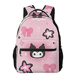 RODES Kurromi Backpack Anime Casual Lightweight Travel Laptop Backpack Cartoon Fans Gift Kawaii
