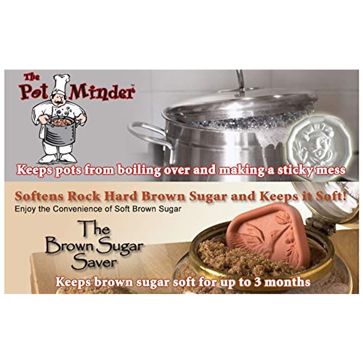 JBK Pottery Pot Minder & Bear Paw Brown Sugar Saver
