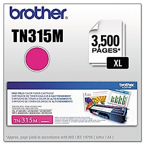 Brother Tn315m Toner Cartridge (Magenta) in Retail Packaging
